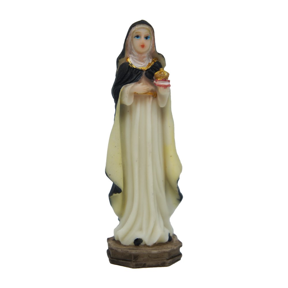 Imagem de Santa Edwiges Resina Importada - 7 cm - Casa da Mãe Artigos ...